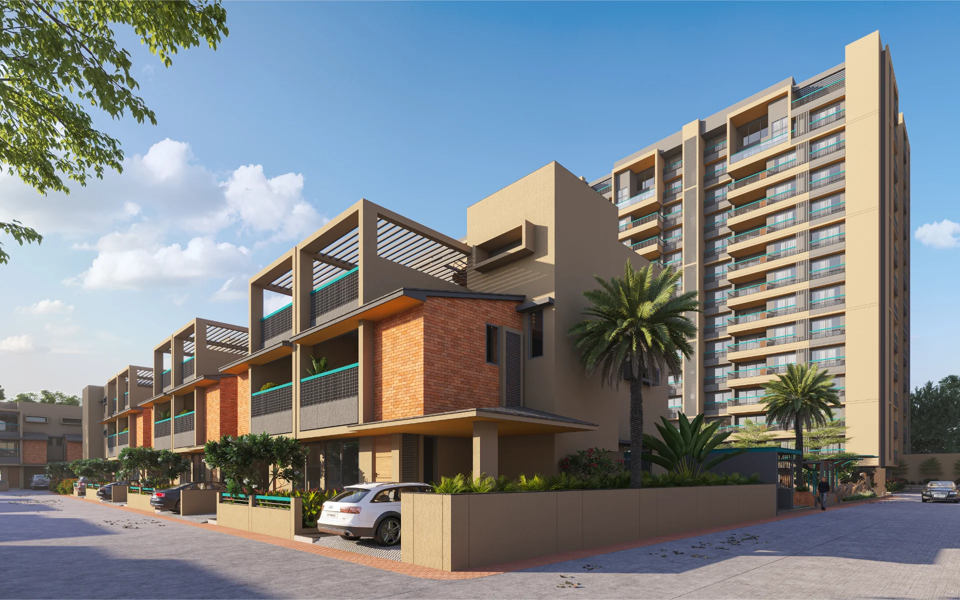 4 BHK Villas in Manjalpur – Darshanam Splendora 3 Luxury Homes